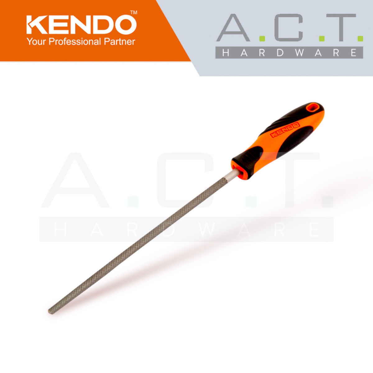 KENDO ROUND STEEL FILE — A.C.T. HARDWARE