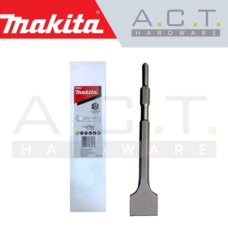 MAKITA SCALING CHISEL FOR 17MM HEX SHANK HAMMERS — A.C.T. HARDWARE